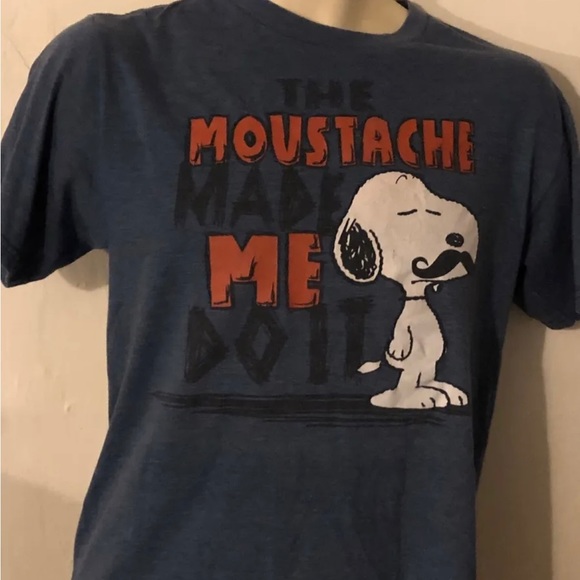 Peanuts | Shirts & Tops | Peanuts Snoopy Childrens Tshirt The Moustache ...